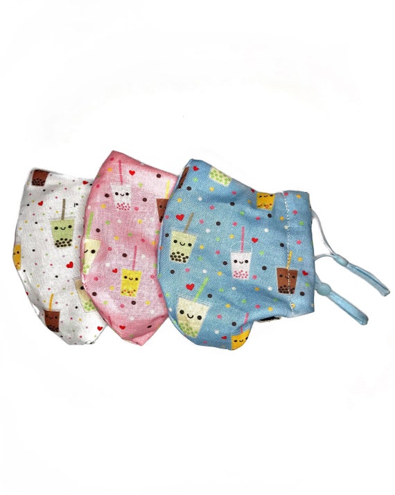 Bubble Tea Face Mask Boba Face Mask Cute Boba Mask face | Etsy