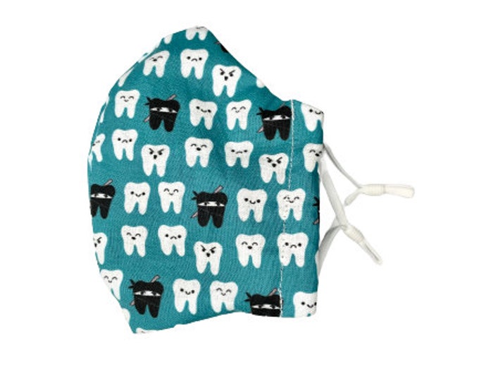 Dental Face Mask Dental Tooth Face Mask Face Covering - Etsy