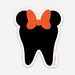 Mouse Tooth Sticker Dental Sticker Medical Sticker Dental - Etsy