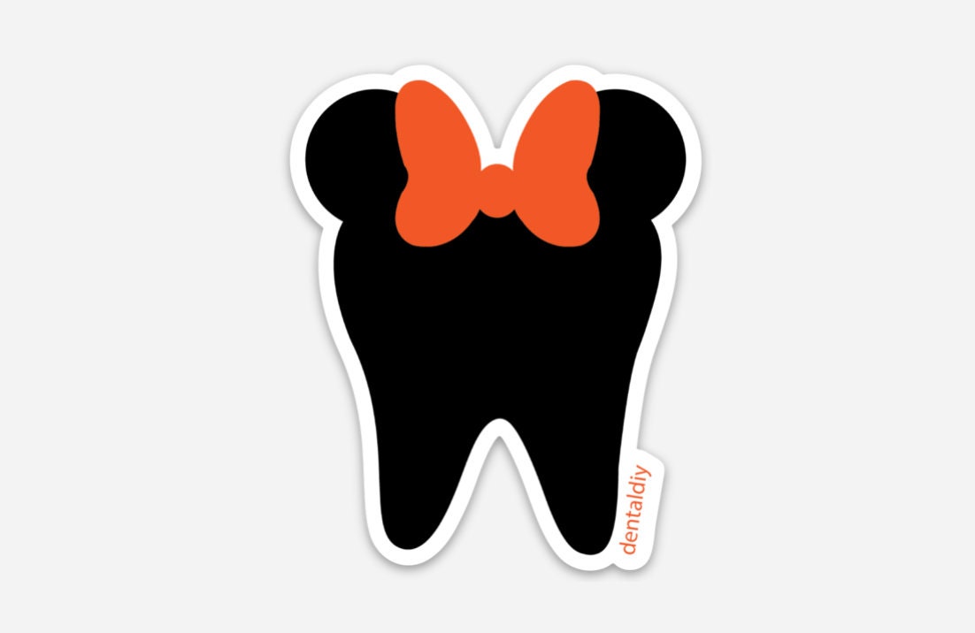 Mouse Tooth Sticker Dental Sticker Medical Sticker Dental - Etsy