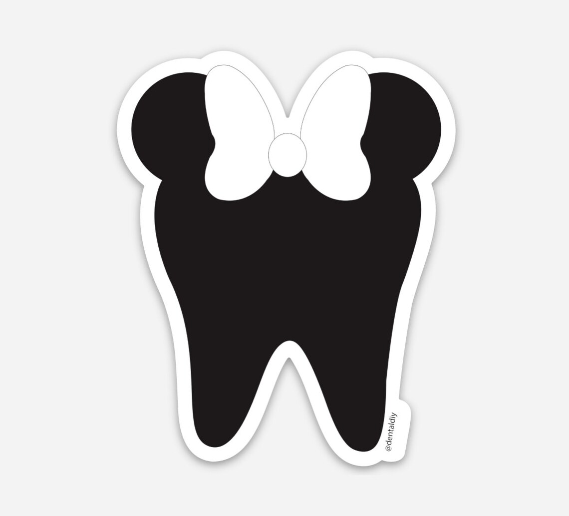 Mouse Tooth Sticker Dental Sticker Medical Sticker Dental - Etsy