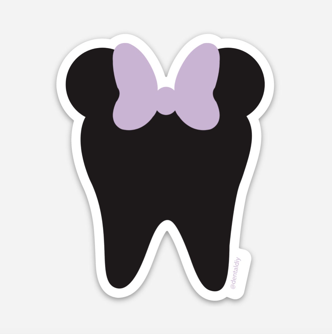 Mouse Tooth Sticker Dental Sticker Medical Sticker Dental - Etsy