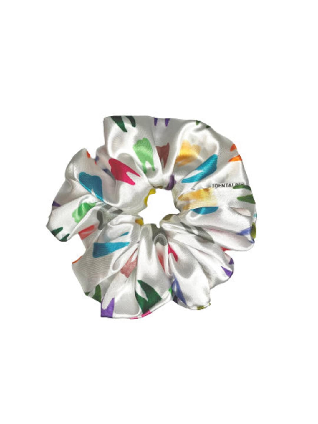 XL Scrunchie, Oversized Scrunchie, Rainbow, Tooth, Teeth, Dentistry ...