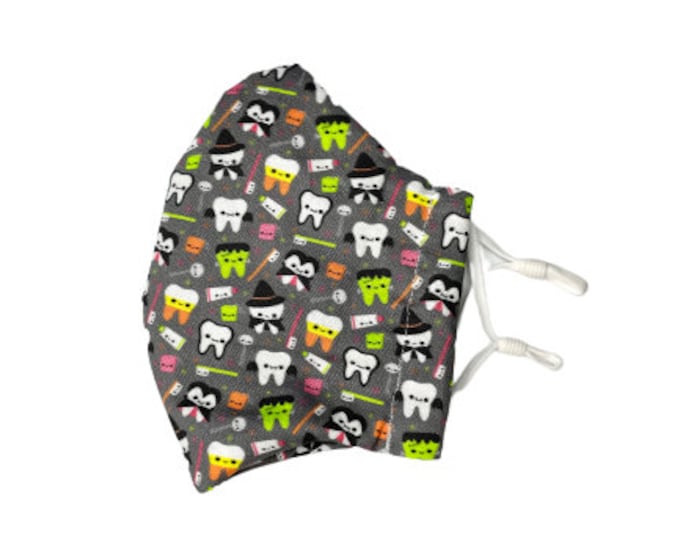 Dental Face Mask Dental Tooth Face Mask Face Covering - Etsy