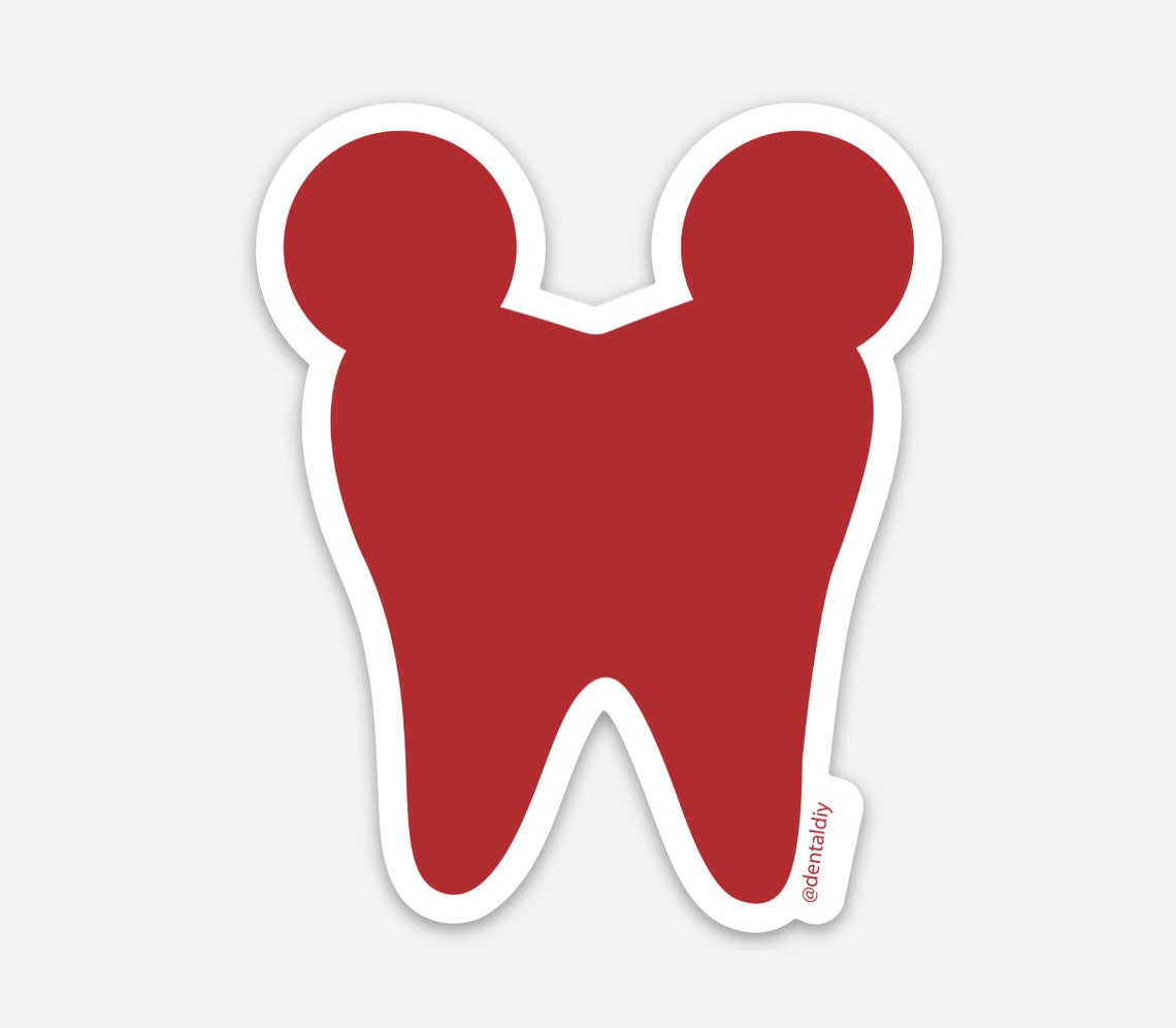 Mouse Tooth Dental Sticker, Dental Sticker, Dental Tooth, Medical ...