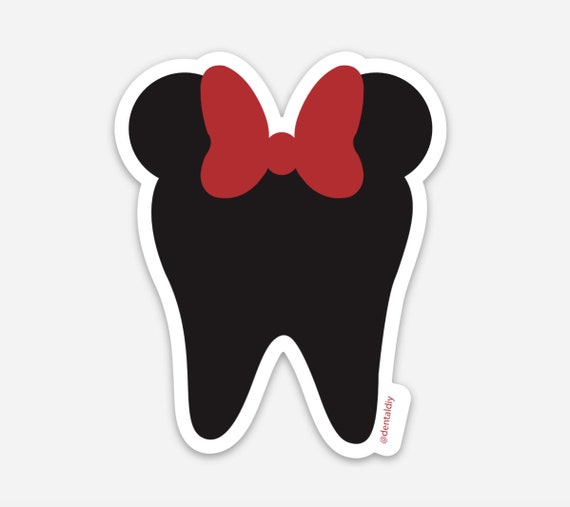 Mouse Tooth Sticker Dental Sticker Medical Sticker | Etsy