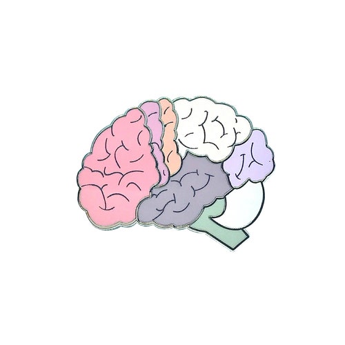 Brain Pin Enamel Pin Organ Pin Medical Pin Neurology Pin - Etsy