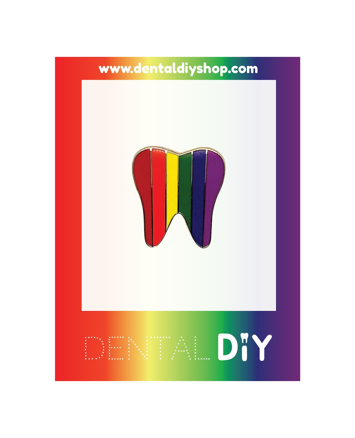 Pride Pin Pride Tooth Pin Dental Pin Medical Pin LGBTQ - Etsy