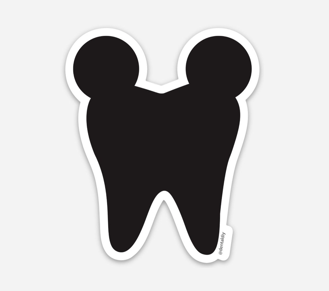 Mouse Tooth Dental Sticker, Dental Sticker, Dental Tooth, Medical ...