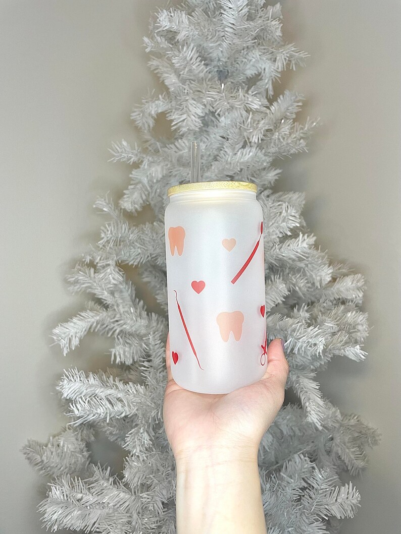 Iced Coffee Tumbler, Valentine's, Galentine's, Dental, Coffee ...