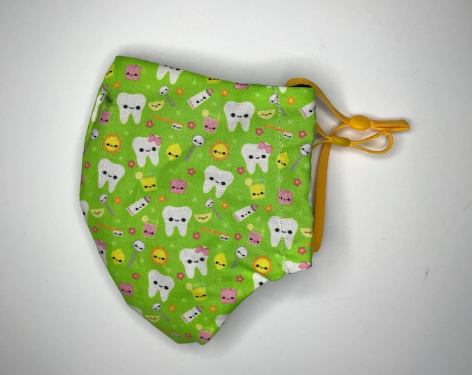 Dental Face Mask Dental Tooth Face Mask Face Covering - Etsy