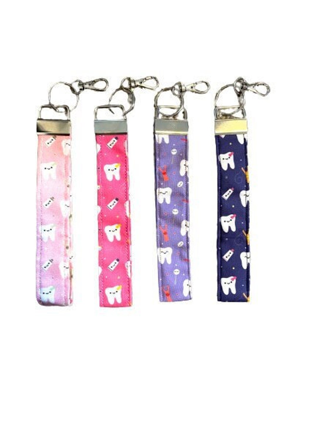 Keyfob Wristlet, Keychain, Dentistry, Dental, Dentist, Dental Hygienist ...
