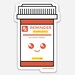Prescription Bottle Magnet or Sticker Pharmacy Magnet or Sticker - Etsy