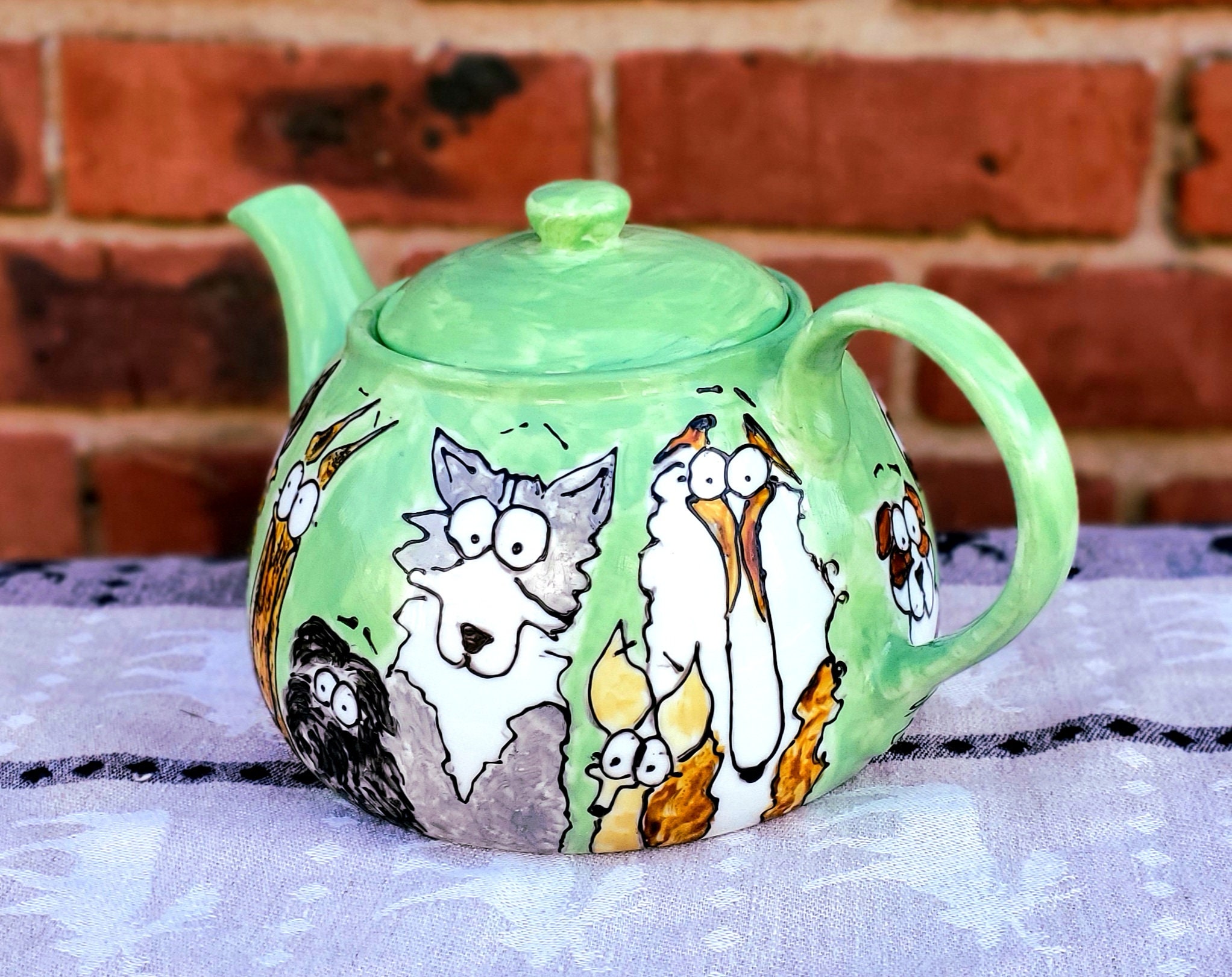 Kitchen & Dining Teapots ceramic teapot hand painted teapot Too many ...