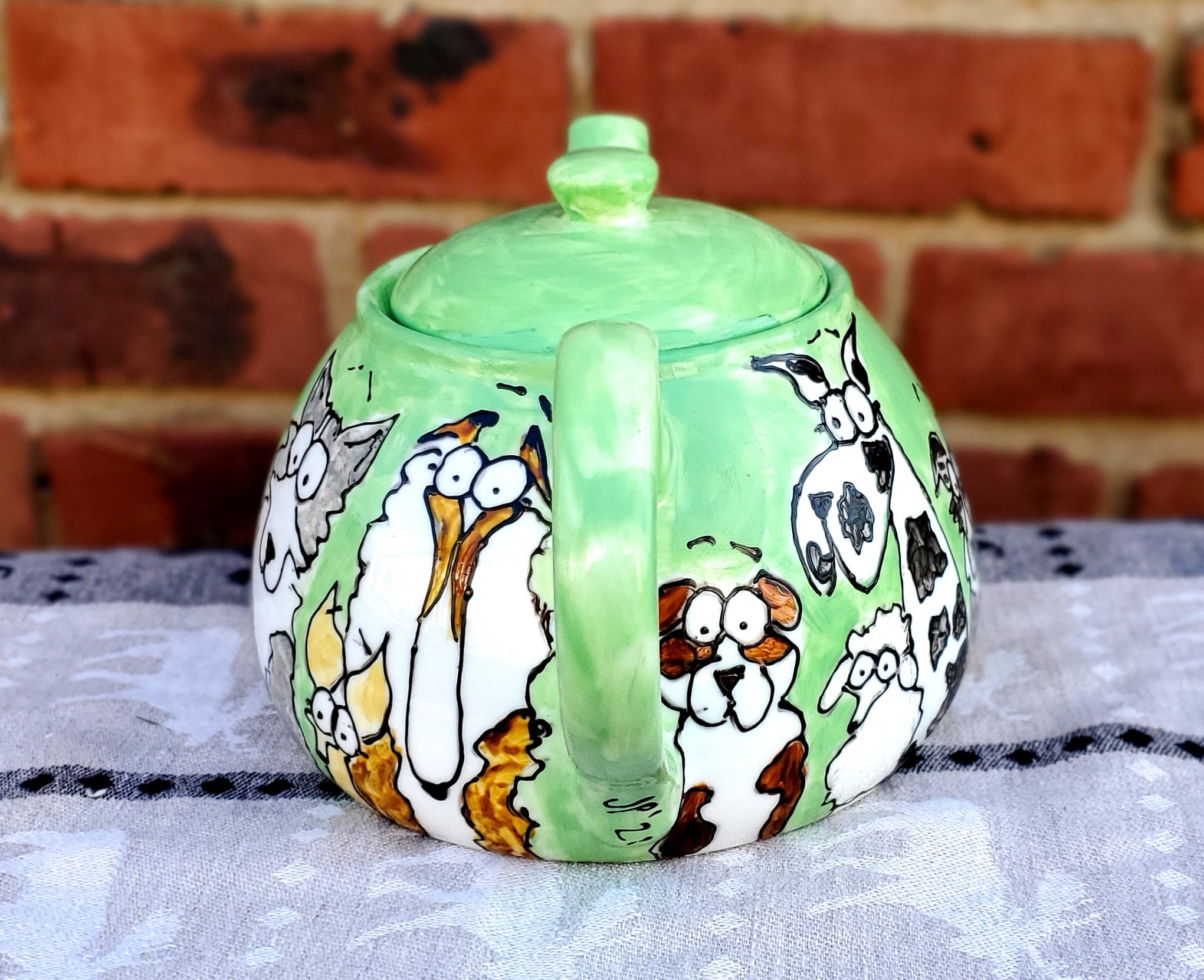 Kitchen & Dining Teapots ceramic teapot hand painted teapot Too many ...