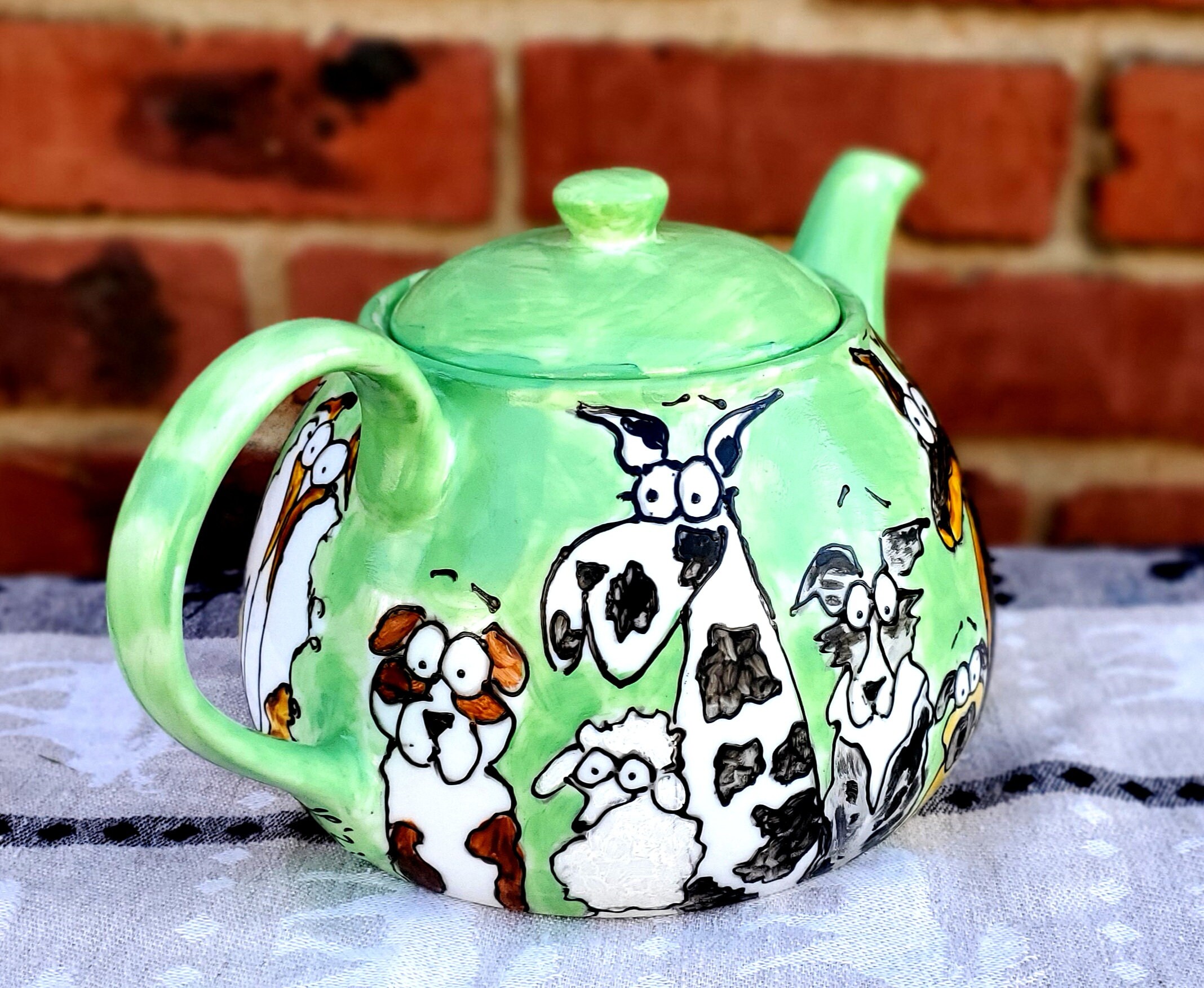 Kitchen & Dining Teapots ceramic teapot hand painted teapot Too many ...