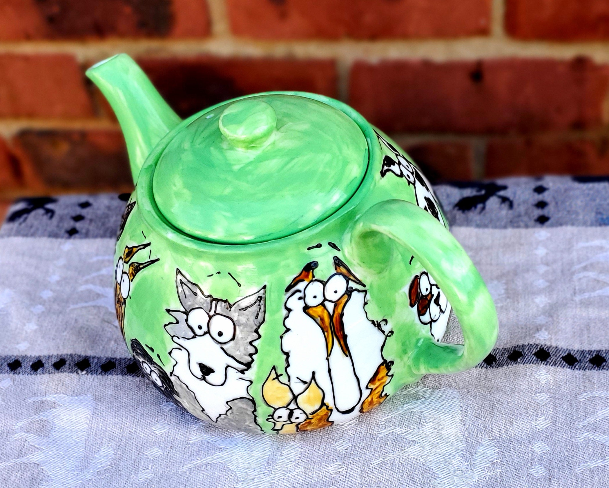 Kitchen & Dining Teapots ceramic teapot hand painted teapot Too many ...
