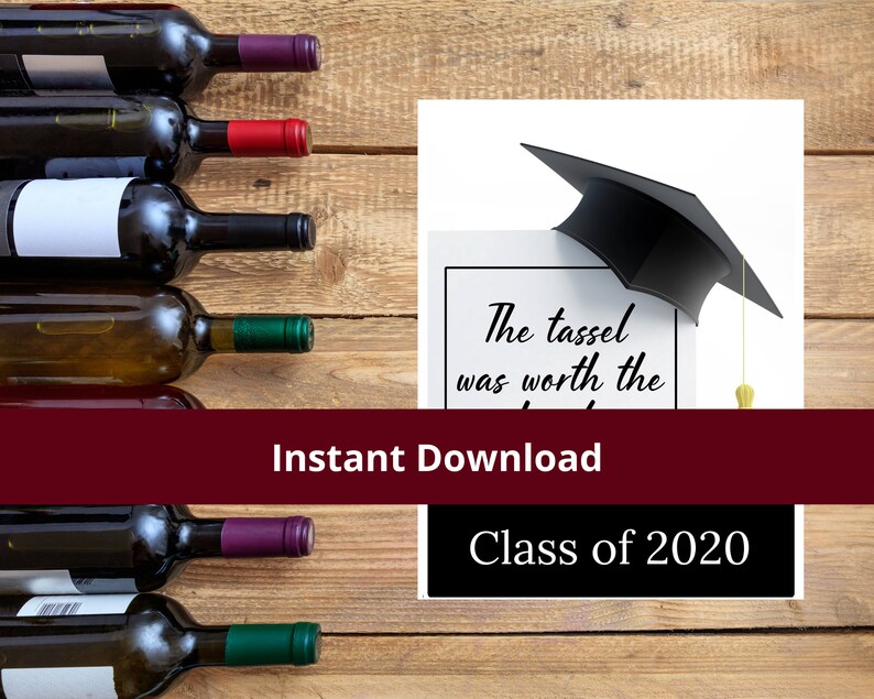 Wine Labels | Class of 2020 Graduation | Congratulations| Graduate ...