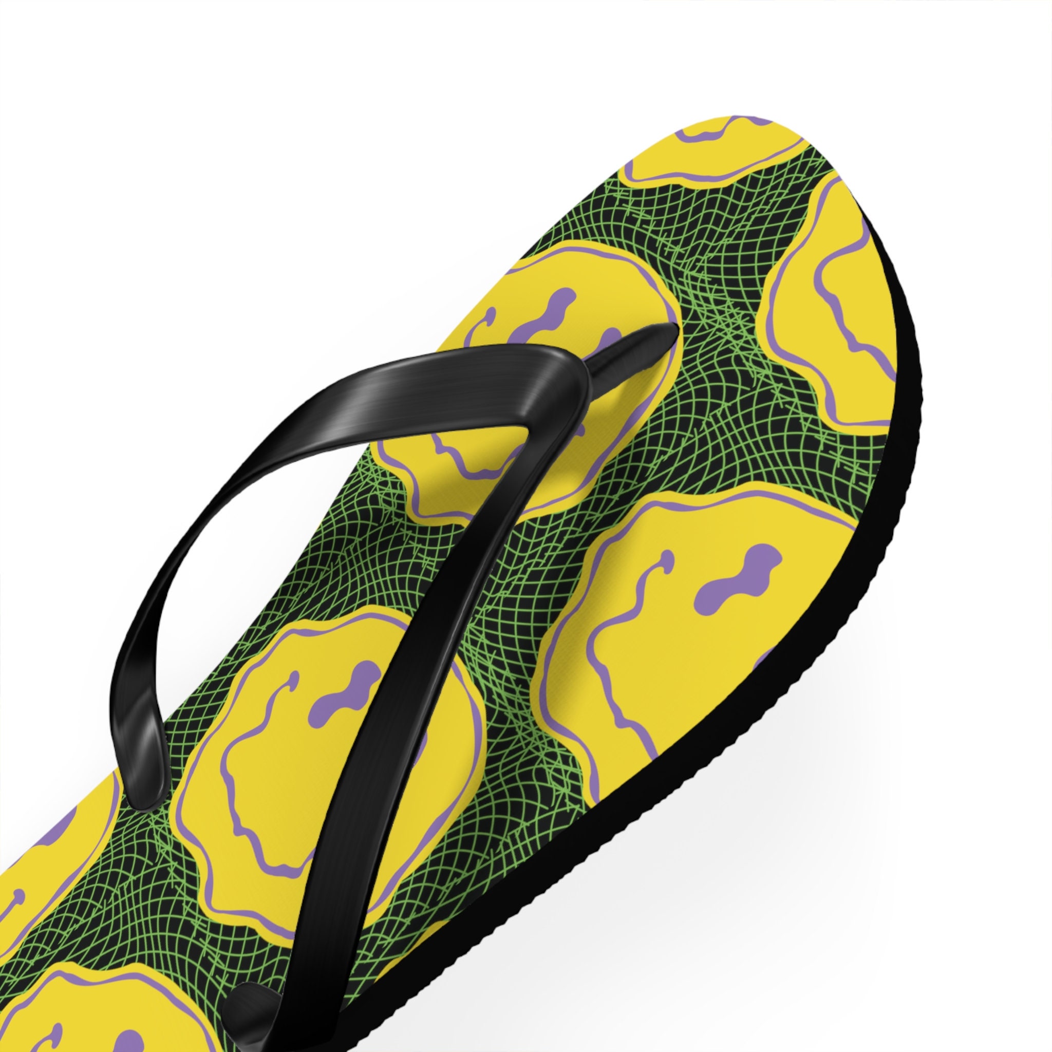 Smiley Flip Flops - Etsy