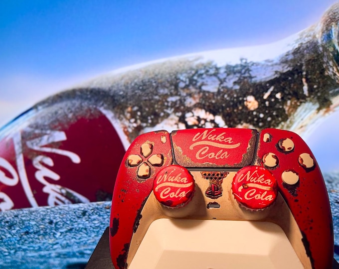 Custom Painted Fallout Nuka Cola Themed PS5 Controller - Etsy