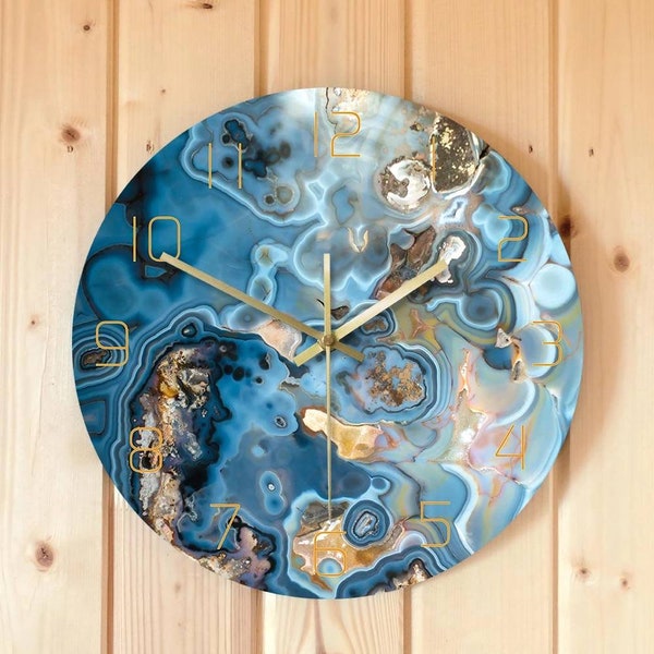 Abstract Wall Clock - Etsy