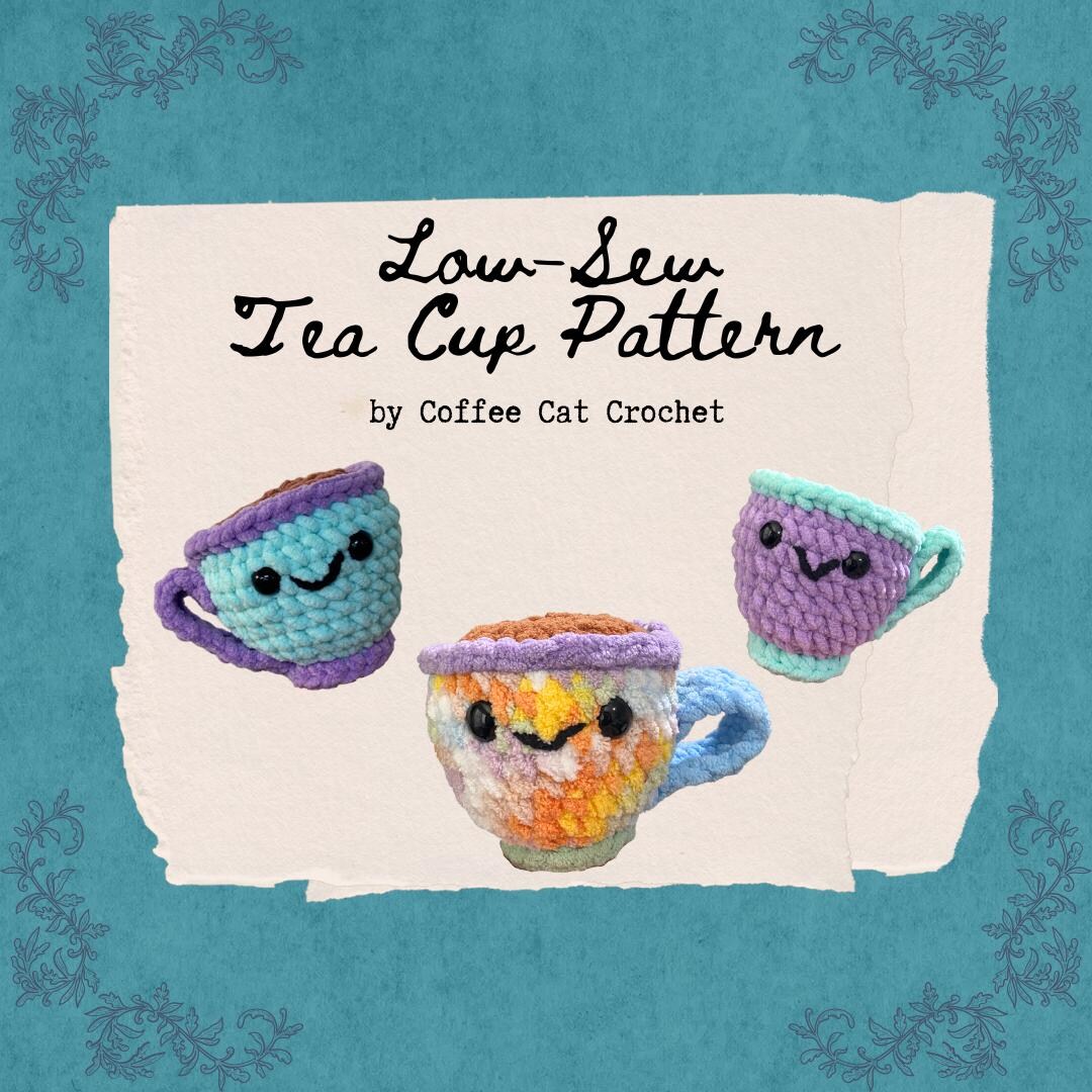 Low-sew Tea Cup Pattern - Etsy