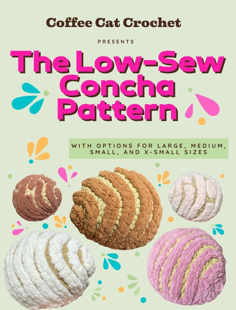 Low-sew Concha Pattern - Etsy