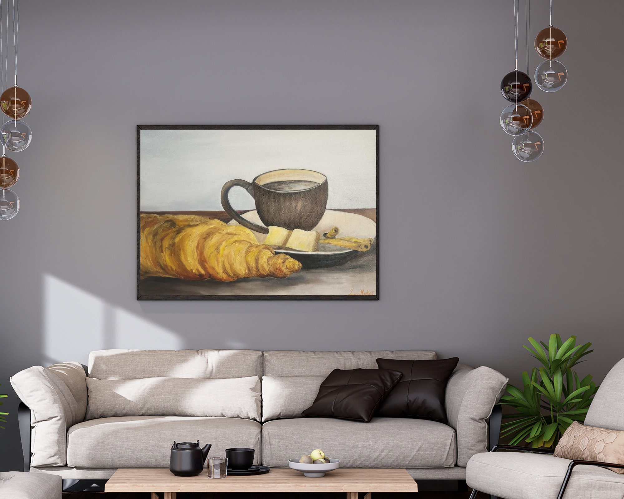 Custom Morning Breakfast: Personalized Wall Art Celebrating the Joy of ...