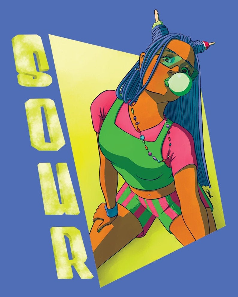 Sour - Poster Print - Etsy