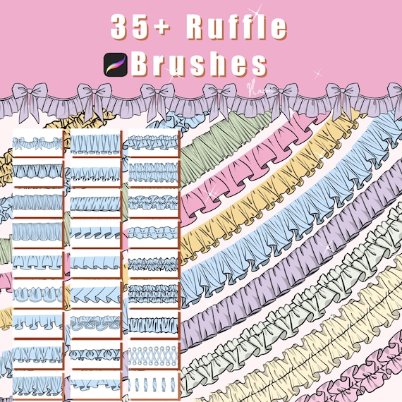 How To Draw Ruffles On Procreate