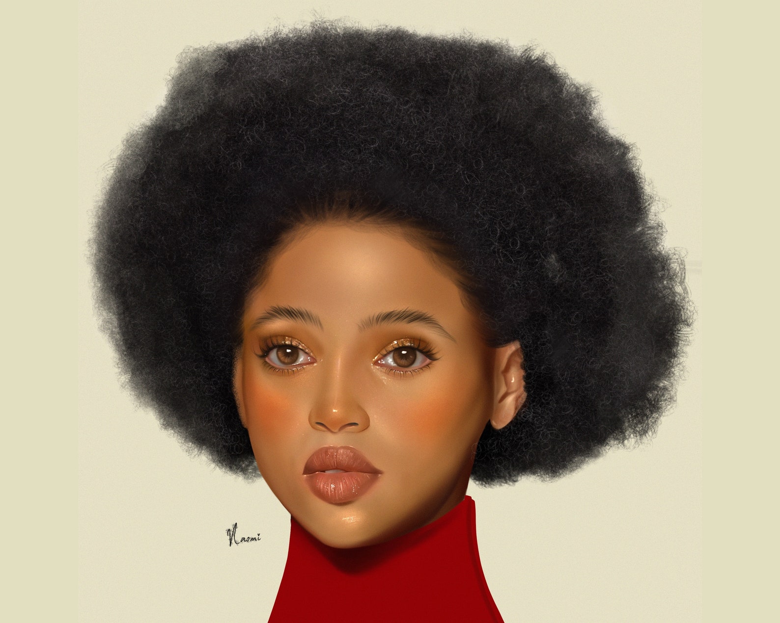 Procreate Curl Brushes, Procreate Dual Color Curl Brushes, Realistic ...