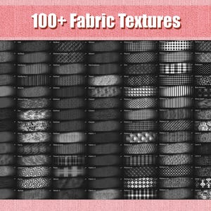 100 Procreate Fabric Texture Brushes, Procreate Clothes Brushes, Procreate Texture Seamless ...