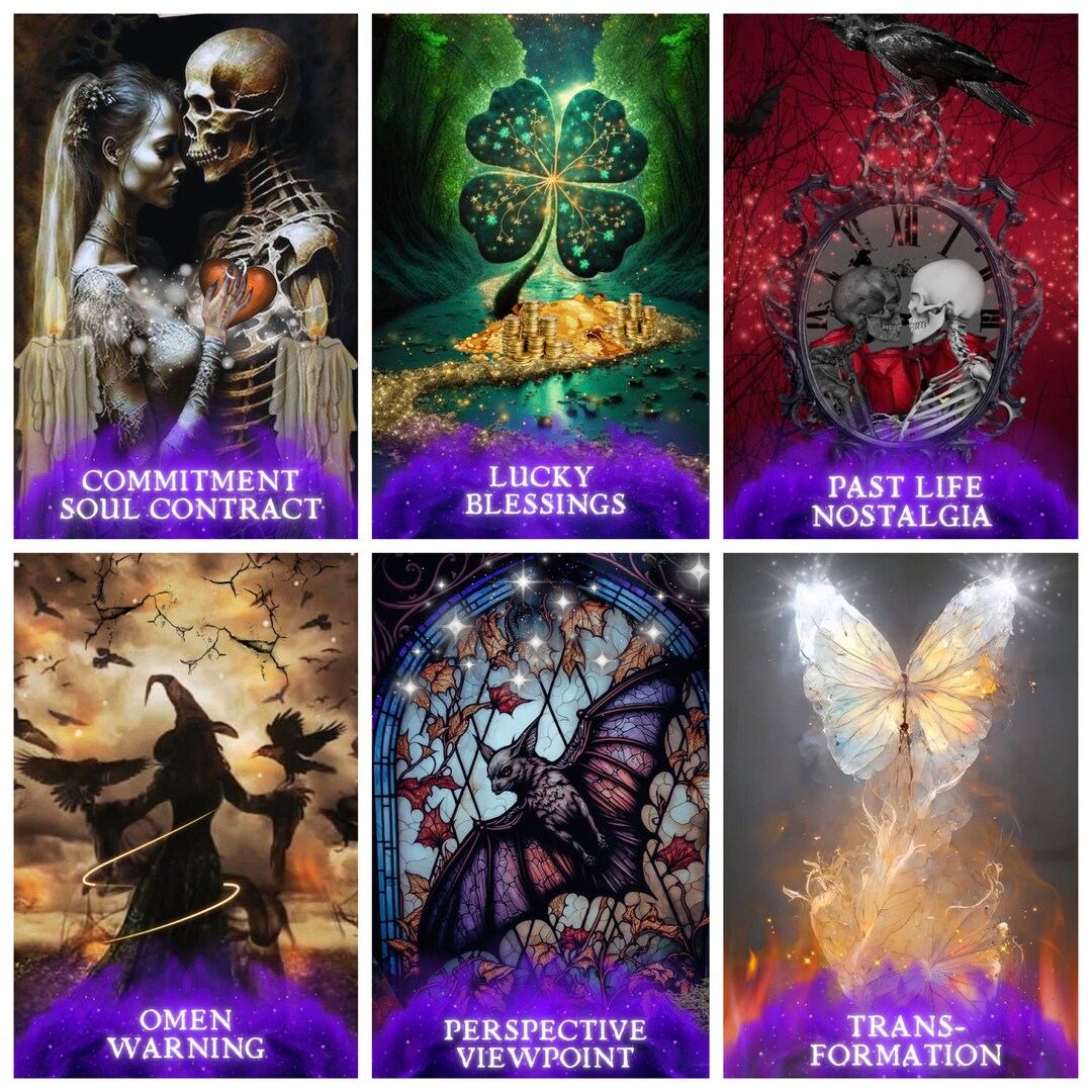 Dark Occult Oracle Spooky Halloween - Etsy