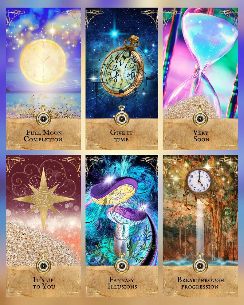Sands of Time Oracle Cosmic Divine Timing Wisdom - Etsy