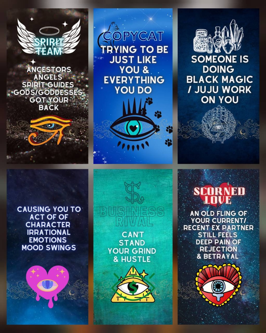 Evil Eye Oracle | Haters Exposed | Return to Sender | Best Seller | 120 ...