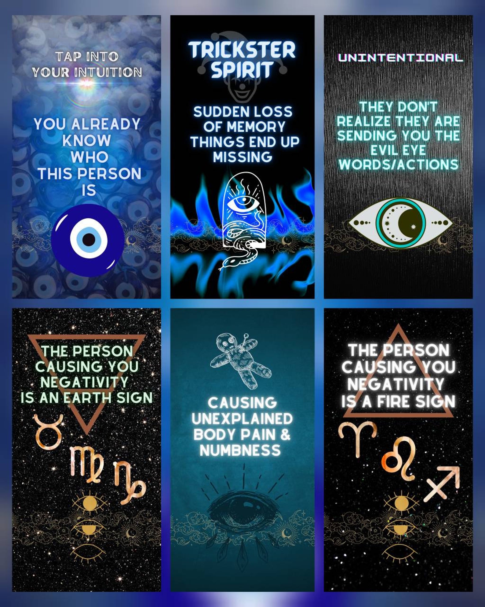 Evil Eye Oracle Haters Exposed Return to Sender 120 - Etsy