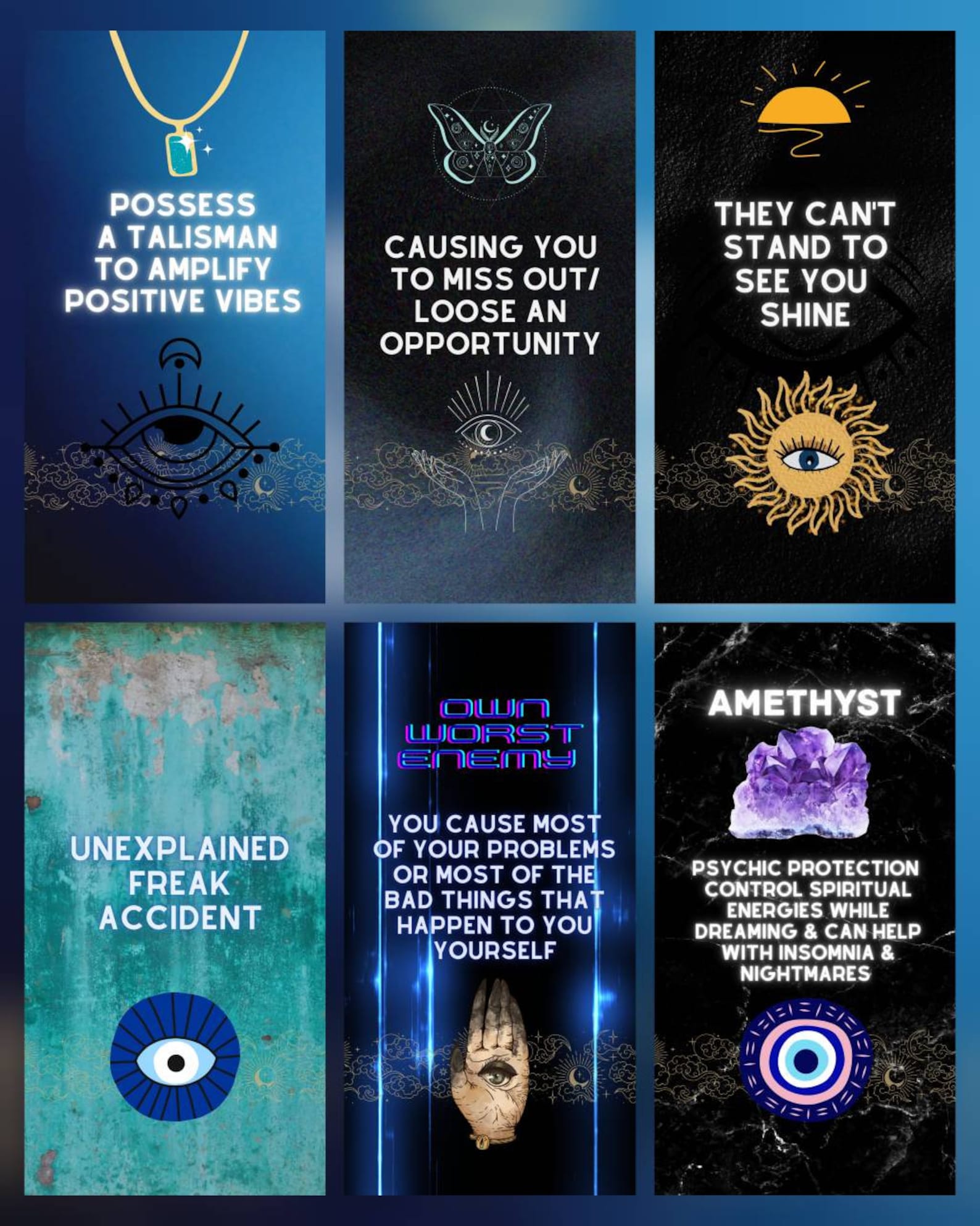 Evil Eye Oracle Haters Exposed Return to Sender 120 - Etsy