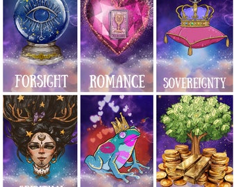 Telepathy Oracle Cards - 56 Card Deck - Synchronicities & Blessings to ...