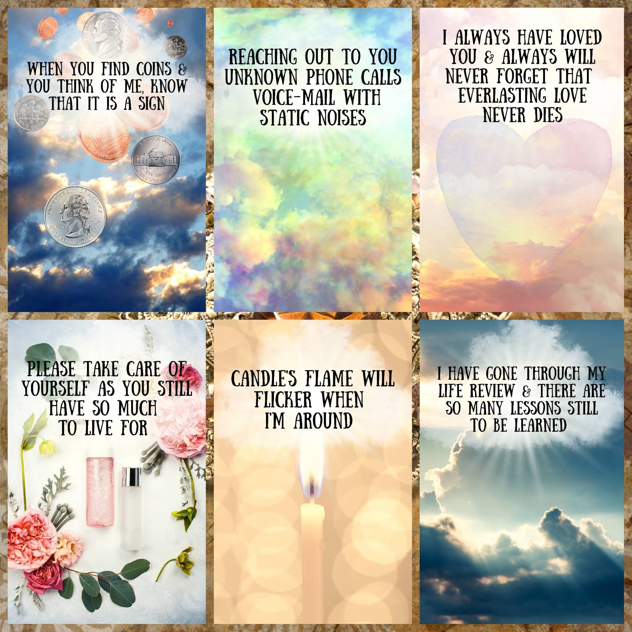 Mediumship Connections From Passed Loved Ones Oracle Cards - Etsy