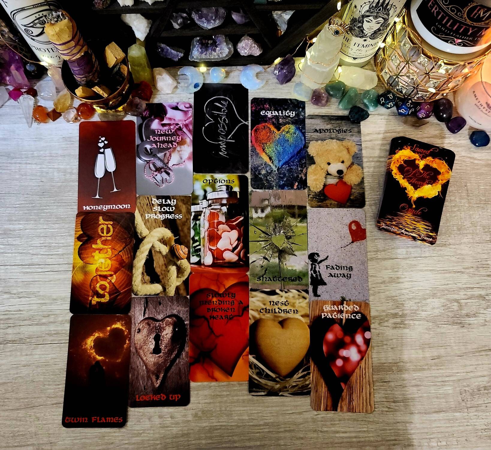 Sacred Secrets of the Heart Oracle - Etsy