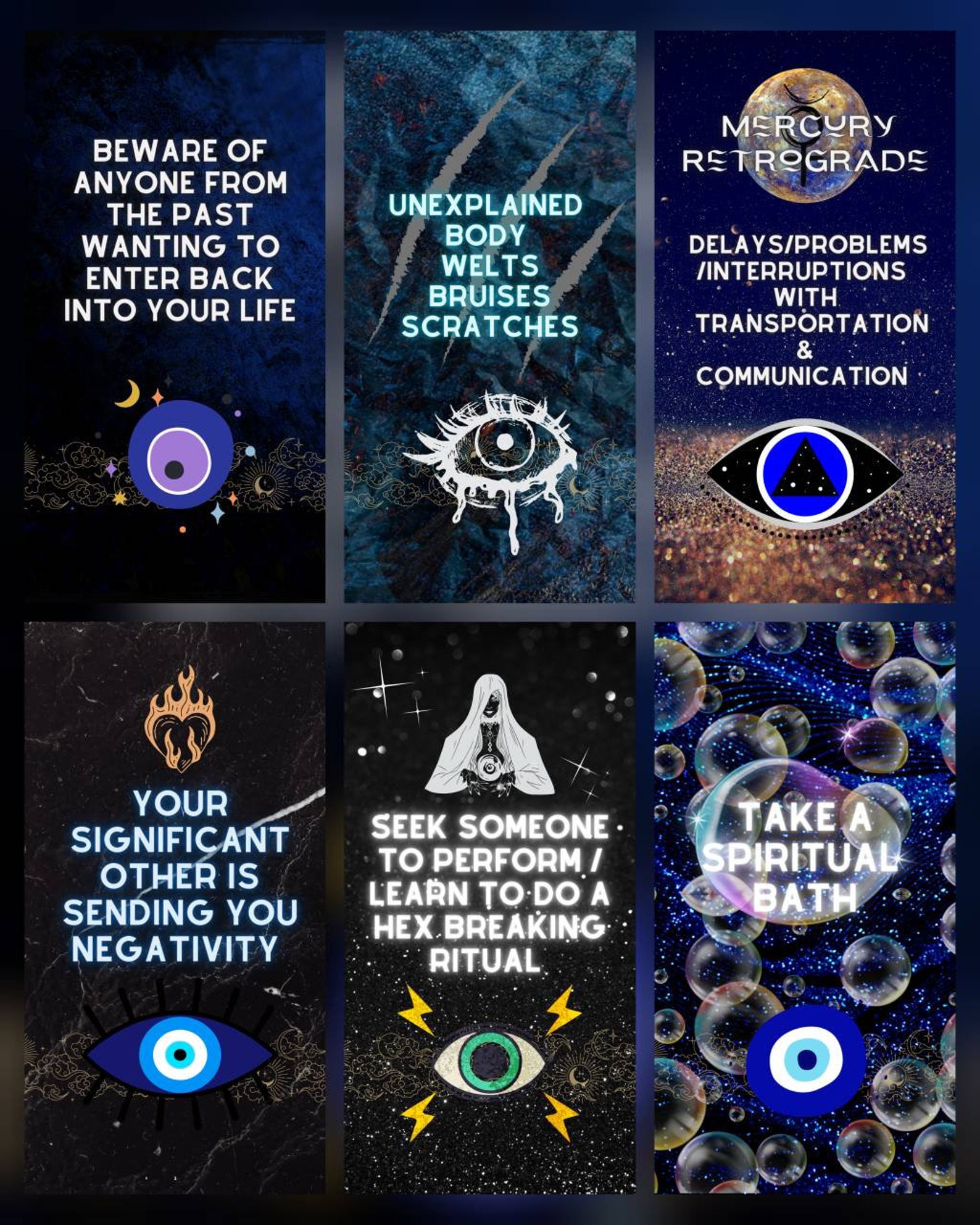 Evil Eye Oracle Haters Exposed Return to Sender 120 - Etsy