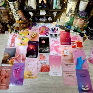 Pink Divine Love Oracle OG Version 100 Cards - Etsy