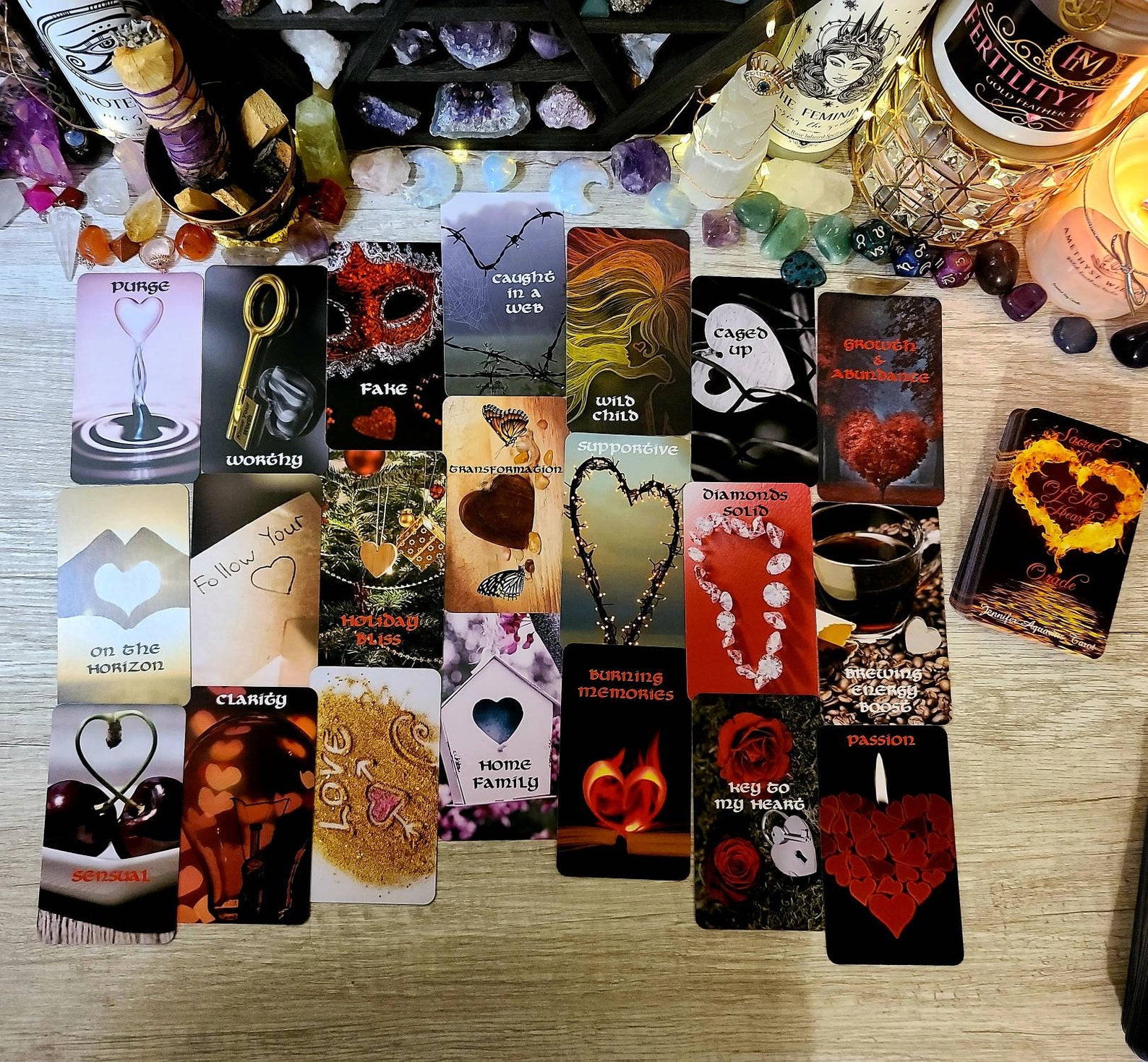 Sacred Secrets of the Heart Oracle - Etsy