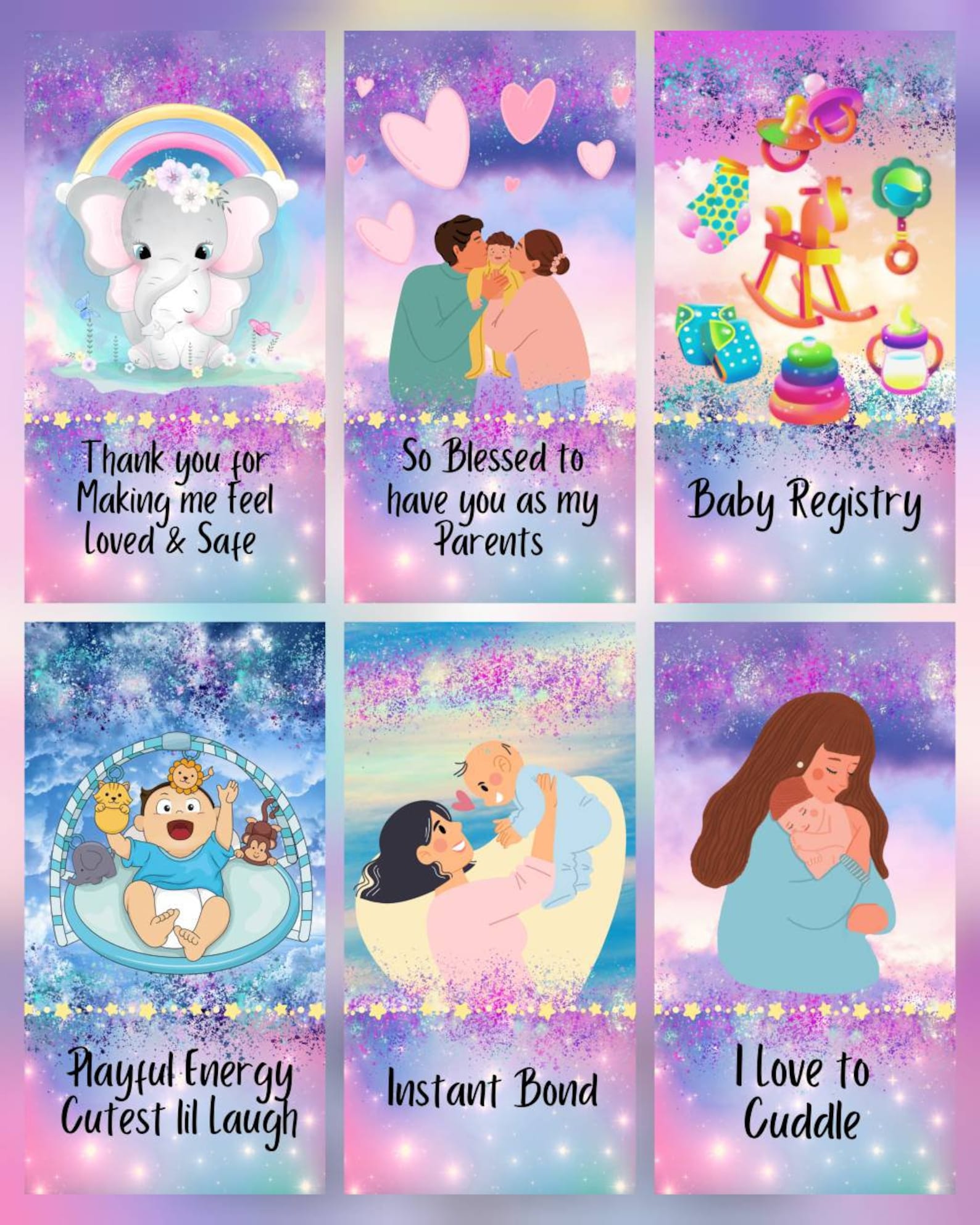 Spirit Baby Oracle Pregnancy Cards Baby Deck 2nd Edition - Etsy