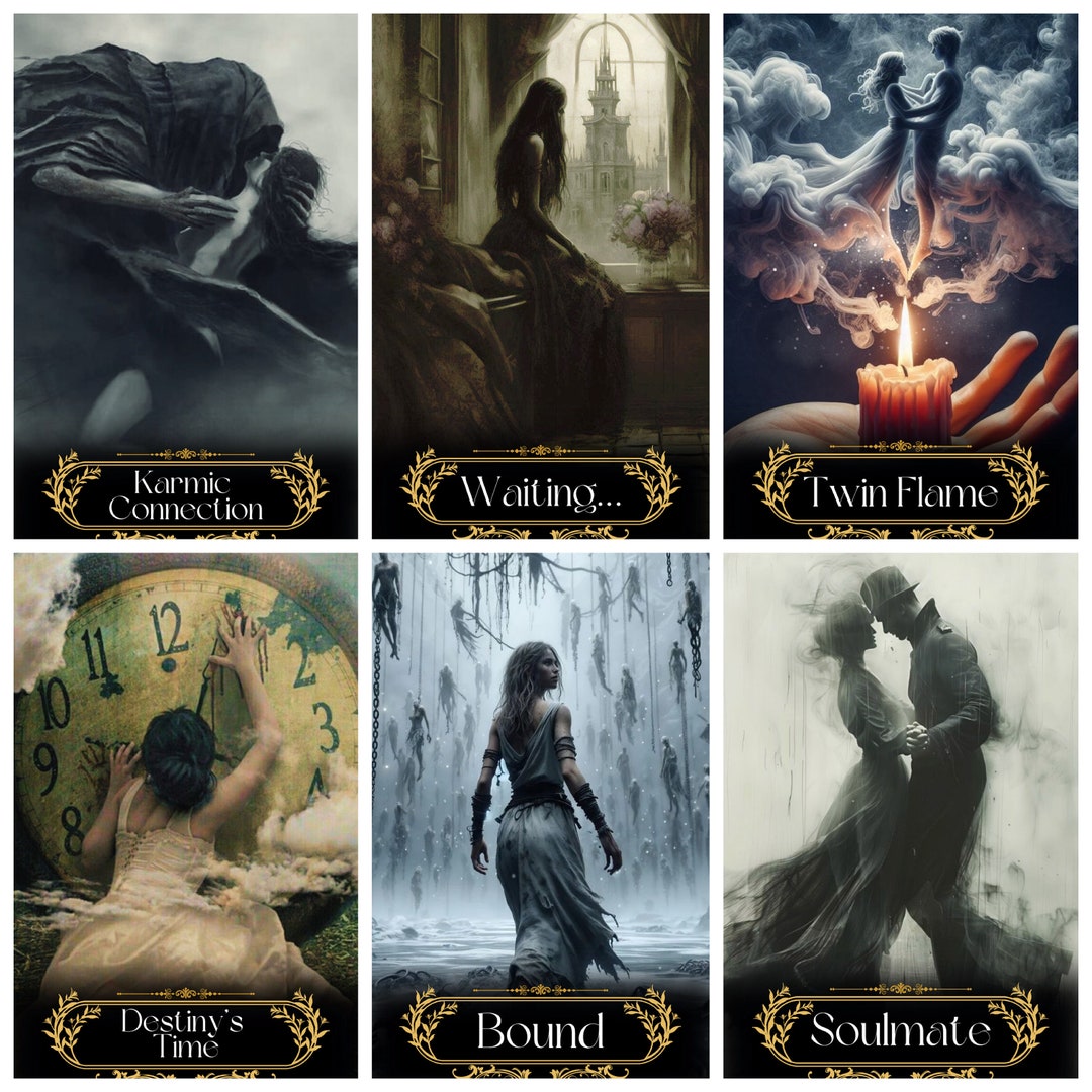 Haunted Romance Oracle | Dark | Halloween | Love Situations Deck - Etsy