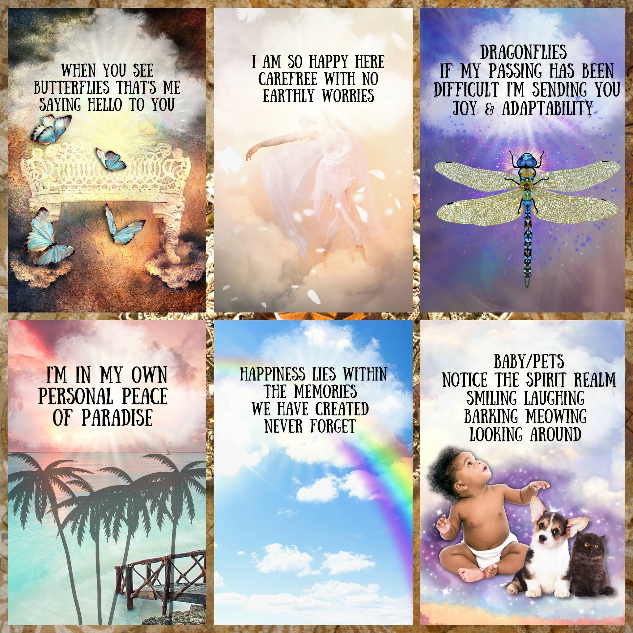 Mediumship Connections From Passed Loved Ones Oracle Cards - Etsy