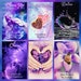 Purple Divine Love Oracle 100 Cards - Etsy