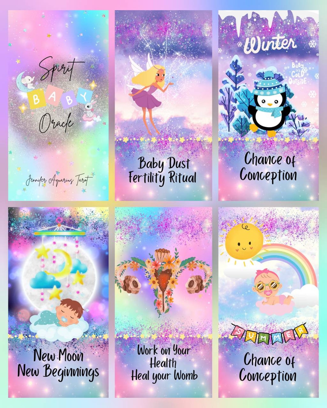 Spirit Baby Oracle | Pregnancy Cards| Baby Deck | 2nd Edition | Pre ...