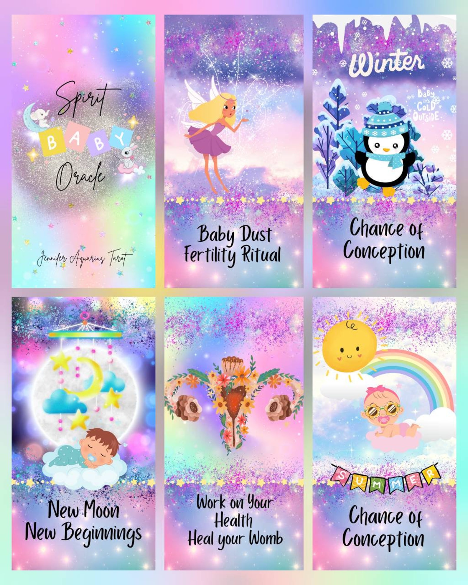 Spirit Baby Oracle | Pregnancy Cards| Baby Deck | 2nd Edition | Pre ...