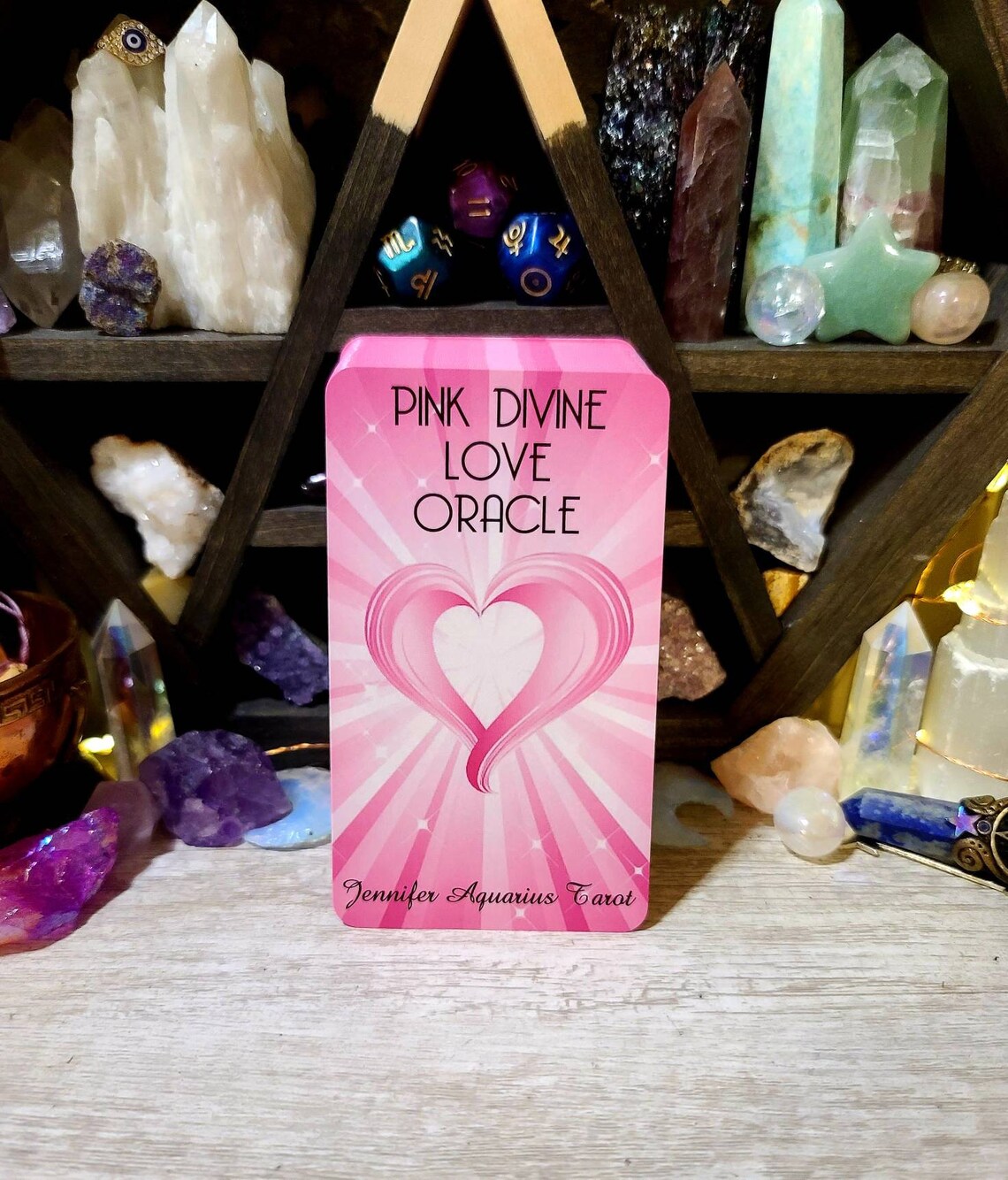 Pink Divine Love Oracle 100 Cards - Etsy UK